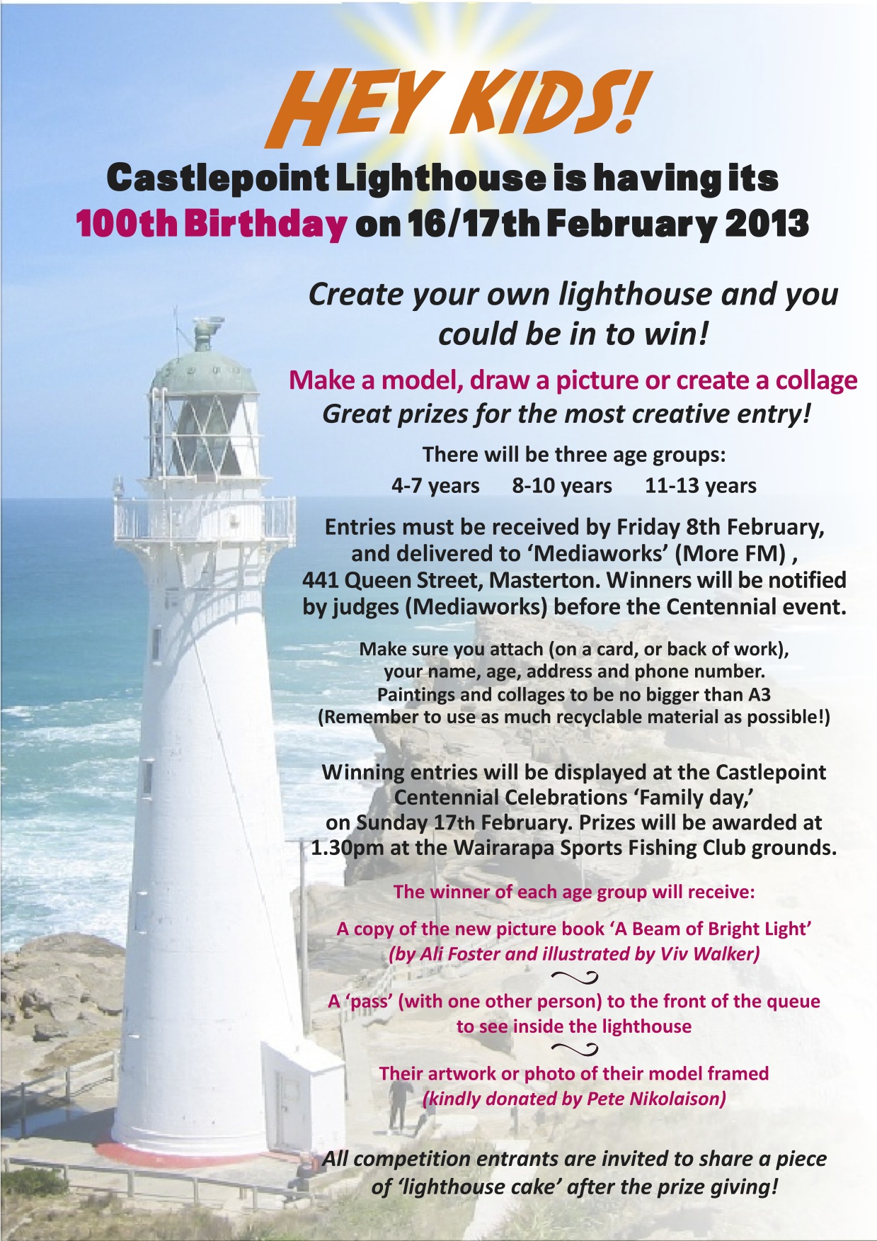 Castlepoint Lighthouse Centennial